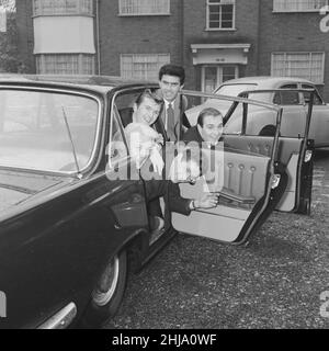 The five members of the Tornados pop group Heinz Burt, George Bellamy ...