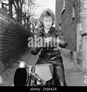 Beryl Swain, housewife and motorcycle road racer from Walthamstow ...