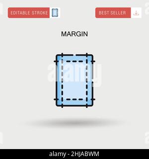 Margin icon. Business Management. Financial Banking Percentage Credit. Vector stock illustration ...