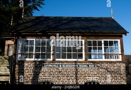 Churchill and Blakedown signal box, Blakedown, Worcestershire, England ...