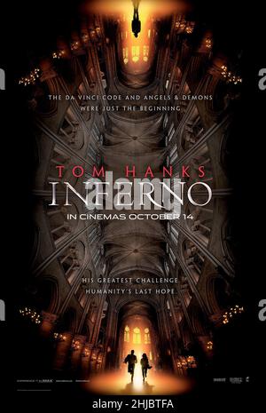 Inferno Year : 2016 USA Director : Ron Howard Tom Hanks, Felicity Jones ...