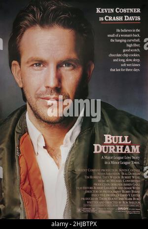 BULL DURHAM -1988 POSTER Stock Photo - Alamy