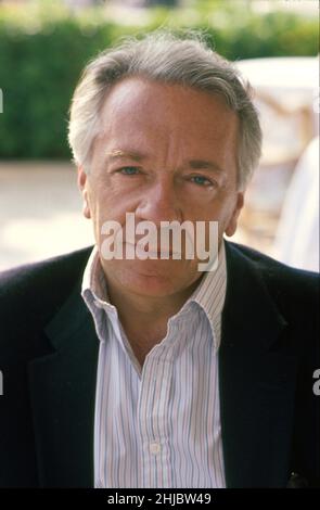 Jean-Pierre Cassel, French actor, during the 1992 Cannes Film Festival ...