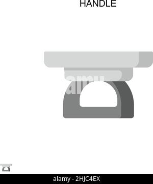 Door Handle Knob Icon, Door Latch Vector Art Illustration Stock Vector ...