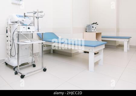 Modern medical laboratory devices and equipment in hospital Stock Photo ...