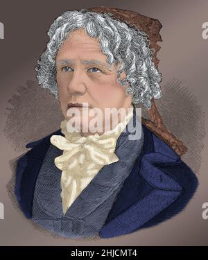 Maria Mitchell (1818 – 1889) American astronomer Stock Photo - Alamy