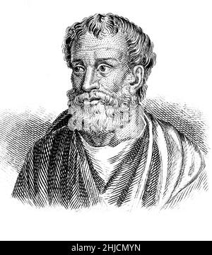 Theophrastus, Ancient Greek Botanist and Philosopher Stock Photo - Alamy