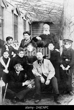 CHEKHOV WITH FAMILY Stock Photo - Alamy