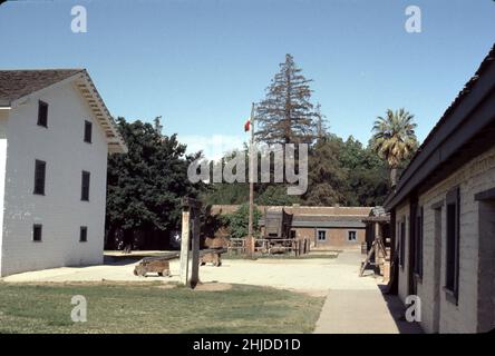 Sutter's Fort Original Adobe Building, built 1839-1844, Sacramento ...