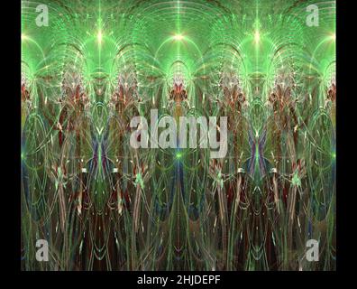 Imaginatory lush fractal texture image abstract background Stock Photo ...
