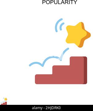Popularity Simple vector icon Stock Vector Image & Art - Alamy