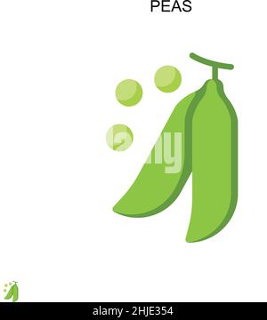 pea plant healthy color icon vector illustration Stock Vector Image ...