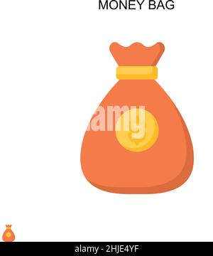 Money bag isolated Stock Vector Image & Art - Alamy