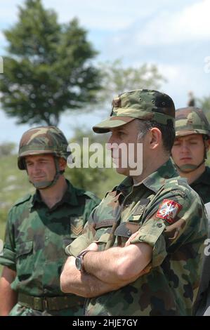 FILE PHOTO general Zdravko Ponos, forme Serbian Army Chief of Staff. is ...