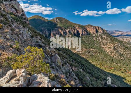 Carr Reef over Carr Canyon, view from Carr Canyon Road, Huachuca ...