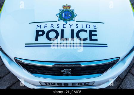 Merseyside Police car Stock Photo - Alamy