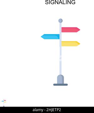 Signaling Simple vector icon. Illustration symbol design template for ...
