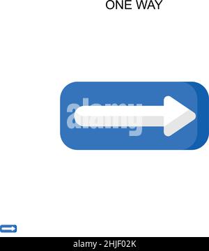 One way traffic sign icon clipart. One way right arrow symbol clip art ...