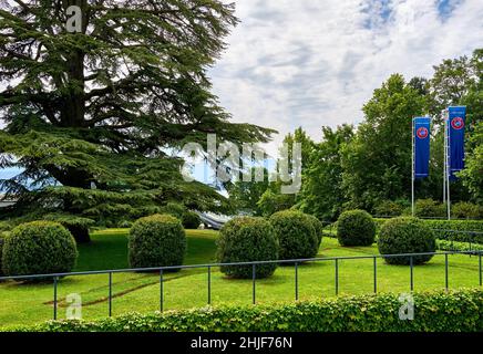 UEFA residence in Nyon, Switzerland Stock Photo - Alamy