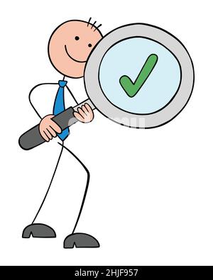 Quality Control Approved Hand Drawing Lettering Design Template. Vector ...