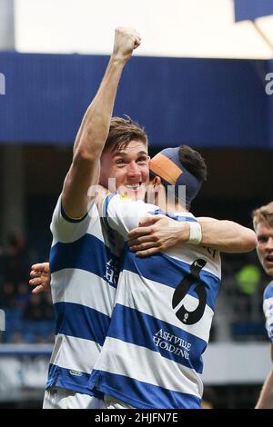 LONDON, ENGLAND - JANUARY 1: Jimmy Dunne of QPR during the Sky Bet ...