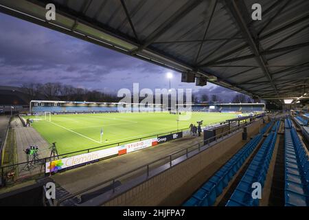 EINDHOVEN, 29-01-2022, Jan Louwers Stadium, Dutch Football ...