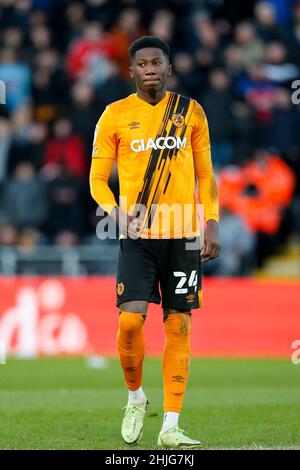Di'Shon Bernard #24 of Hull City Stock Photo - Alamy