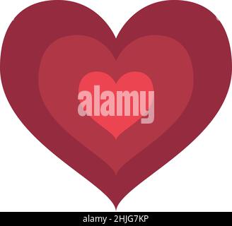 Heart love romanticism icon vector illustration graphic design Stock ...