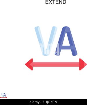 extended stamp. extended square grunge sign. extended Stock Vector ...