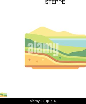 Icon for field,steppe Stock Vector Image & Art - Alamy