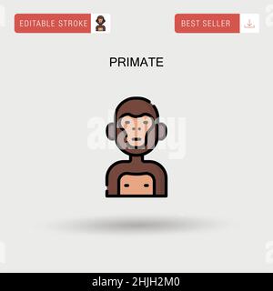 Orangutan icon green vector Stock Vector Image & Art - Alamy