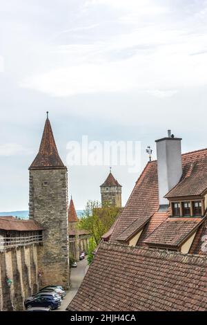 Rothenburg, Germany, Home, Architecture, Roof, Tower, Fortified ...