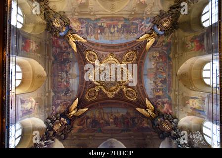 Famous Ceiling Paintings at the Louvre Museum in France Stock Photo - Alamy