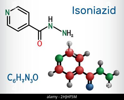 Isoniazid (isonicotinylhydrazine, INH) tuberculosis antibiotic ...