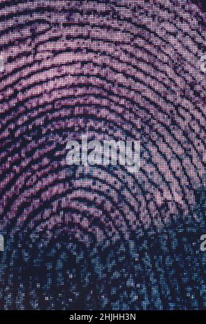 Close up beautiful abstract fingerprint on background texture for ...
