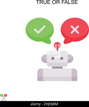 true false symbol vector Stock Vector Image & Art - Alamy