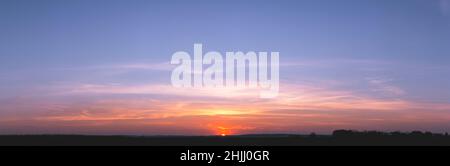Gorgeous Panorama twilight sky and cloud at morning background image ...