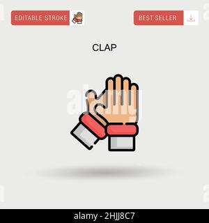 Clap your hands icon. Clap sign. applause symbol. Vector illustration ...