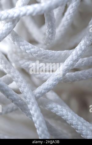 Close up of old thick rope Stock Photo - Alamy
