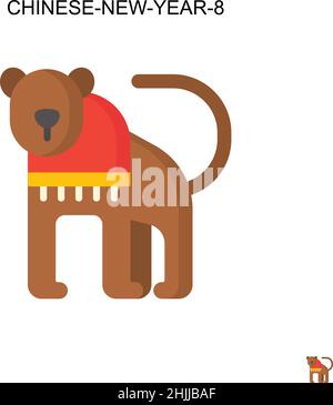 Happy Chinese new year retro gold relief dragon flower lantern cloud ...