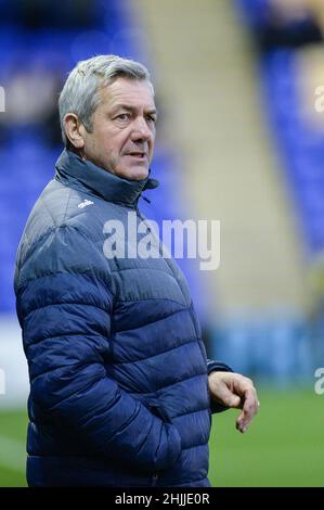 Daryl Powell Head Coach of Warrington Wolves during the pre match ...