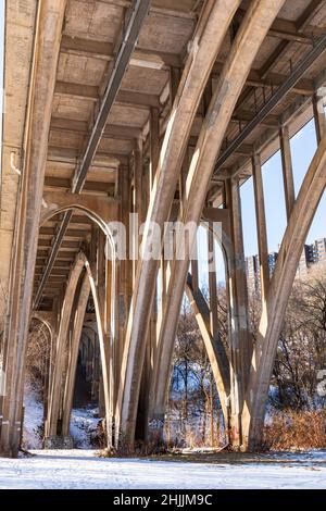 Bridge overpass over State Route 603, Blue Ridge Parkway. Original ...