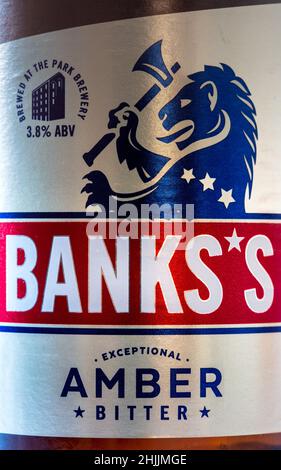 Banks's Exceptional Amber Bitter Stock Photo - Alamy