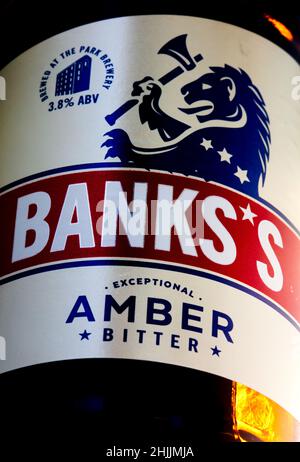 Banks's Exceptional Amber Bitter Stock Photo - Alamy