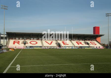 Ground view inside the Sewell Group Craven Park in, on 1/30/2022 ...