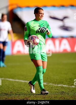 Tottenham Hotspur goalkeeper Rebecca Spencer during the FA Women's ...
