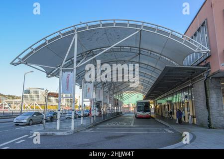 Cork Bus Station which is located at Cork Parnell Place and is home to ...