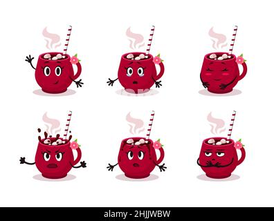 striped ceramic cup Stock Vector Image & Art - Alamy