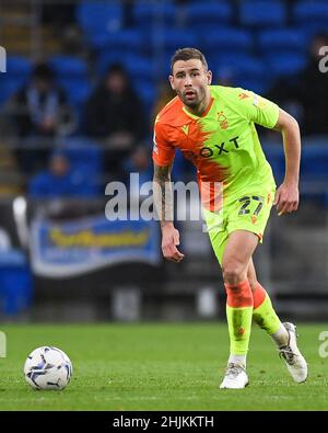 Steve Cook #27 of Nottingham Forest during the pre-game warmup Stock ...