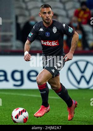 Ruben AGUILAR of RC Lens during the Friendly football match between RC ...